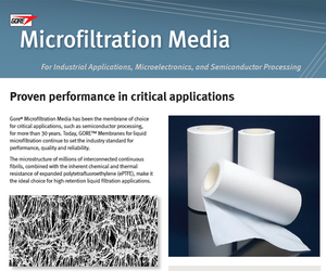 Microfiltration Membranes for Semiconductor & Microelectronics | Gore